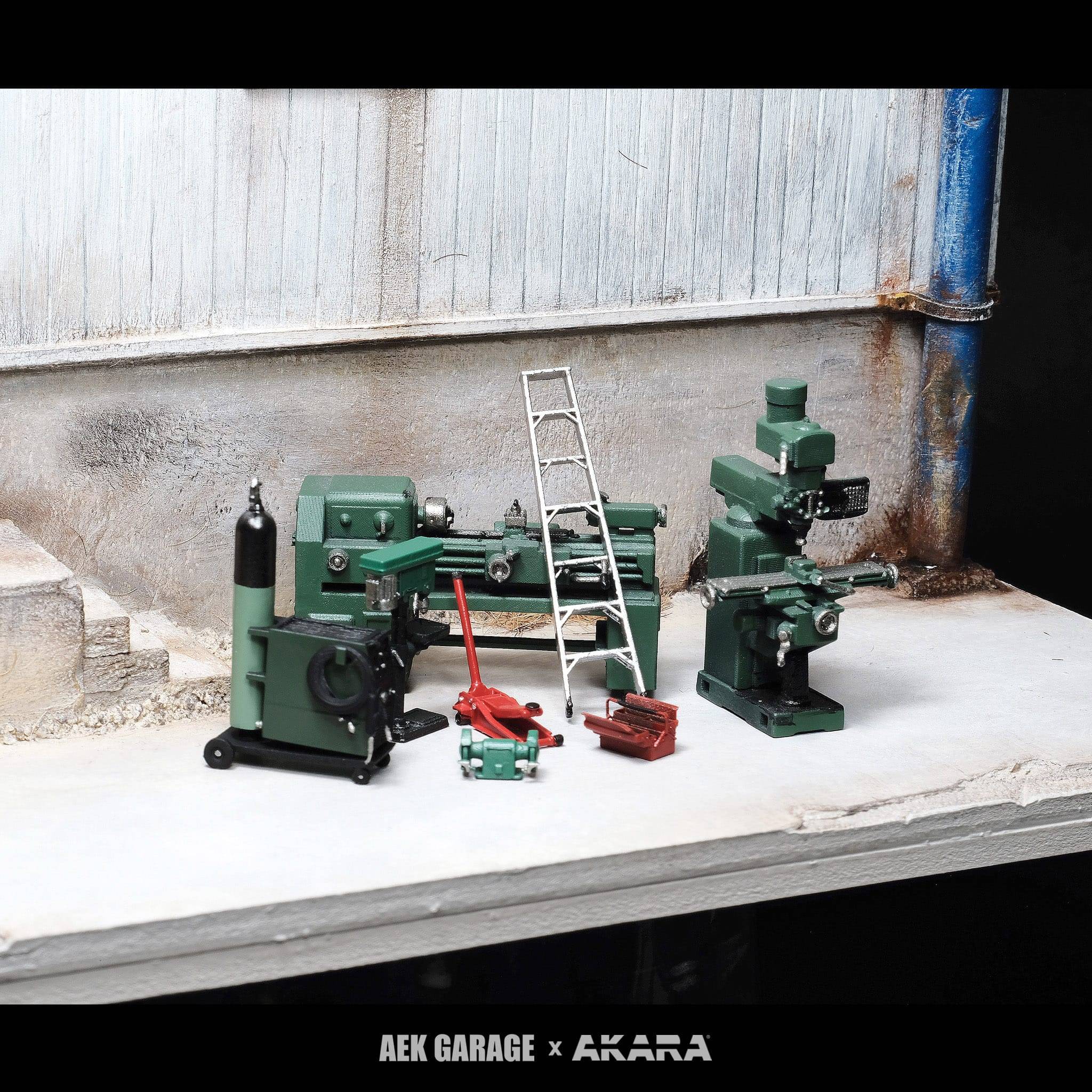 Pre-Order: Akara x AEK Garage Machine Tools & Equipment – Little Luca's Toys