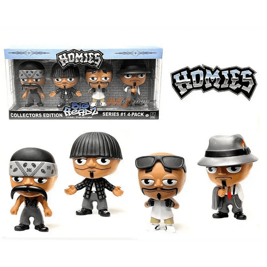 Homies Figures 4.5 Big Headz Serie 1 Ensemble Cadeau 4 Little Luca s Toys