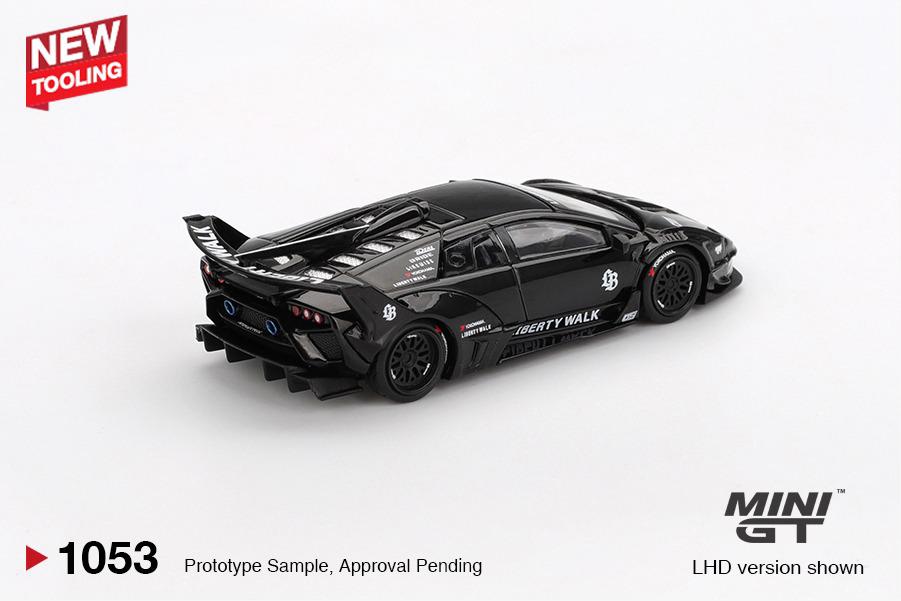 Mini GT 1:64 Lamborghini LB-Silhouette WORKS MURCIELAGO GT Evo Black M ...