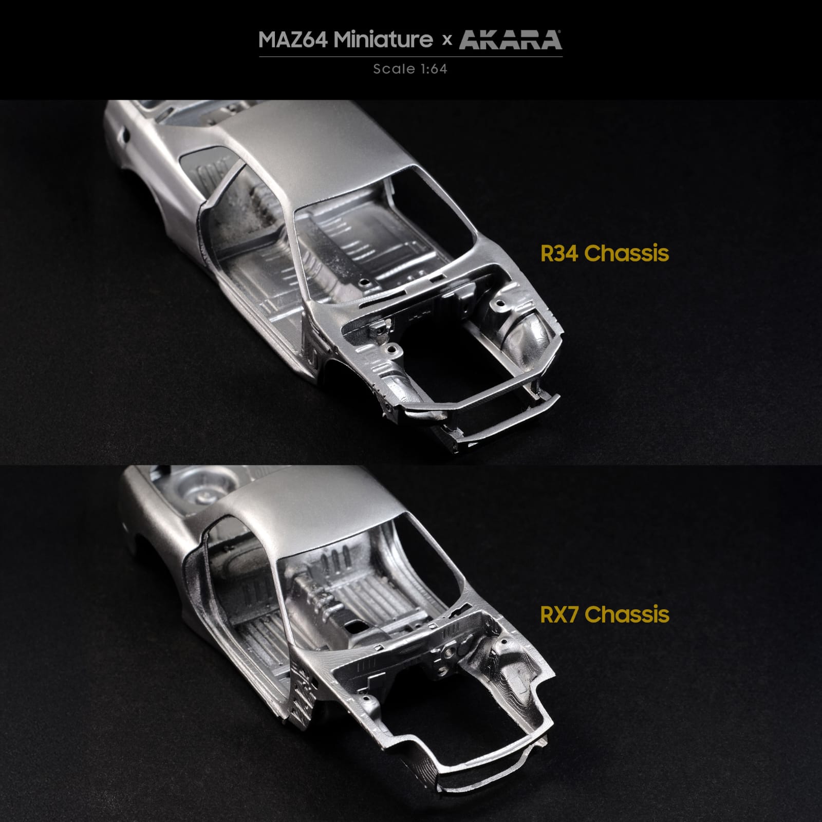 (PRE-ORDER) Akara x Maz64 Miniature 1:64 Chassis Set Diorama Workshop ...