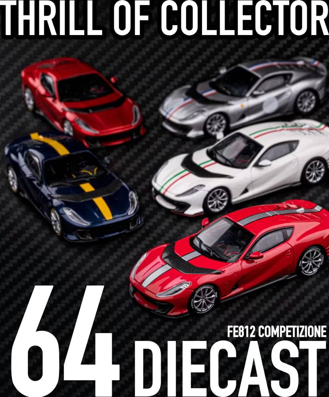 FuelMe 1:64 Ferrari 812C Competizion - Rosso Corsa – Little Luca's Toys
