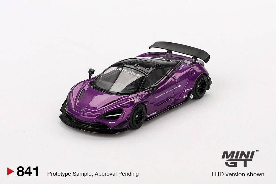 (PRE-ORDER) MINI GT 1:64 McLaren 720S LB★Works Black – Little Luca's Toys