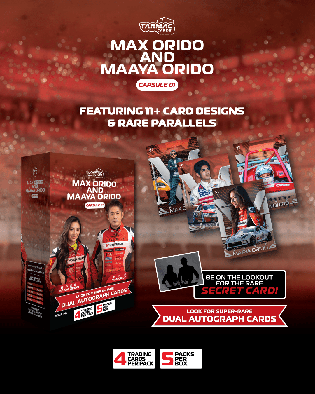 Tarmac Works 1:64 Collectible Trading Cards Max Orido & Maya Orido Capsule 1 – Little Luca's Toys