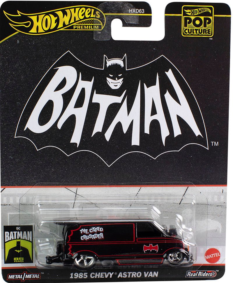 Hot Wheels Premium 1:64 Pop Culture Batman ’85 Chevrolet Astro Van ...